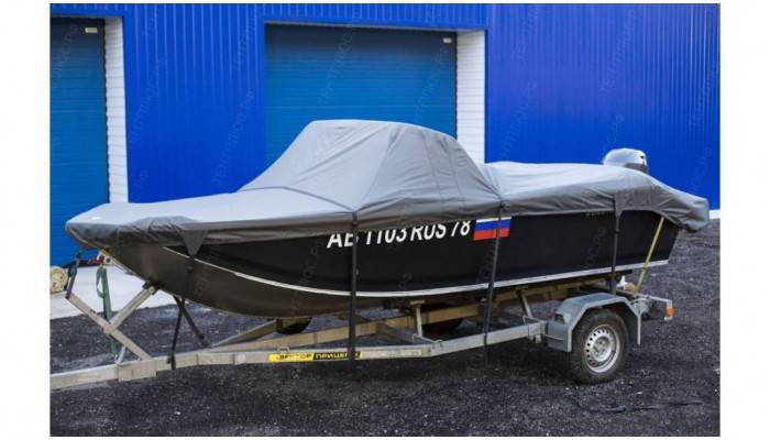 Тент транспортировочный для лодки Волжанка 46 Фиш (VOLZHANKA 46 FISH ...